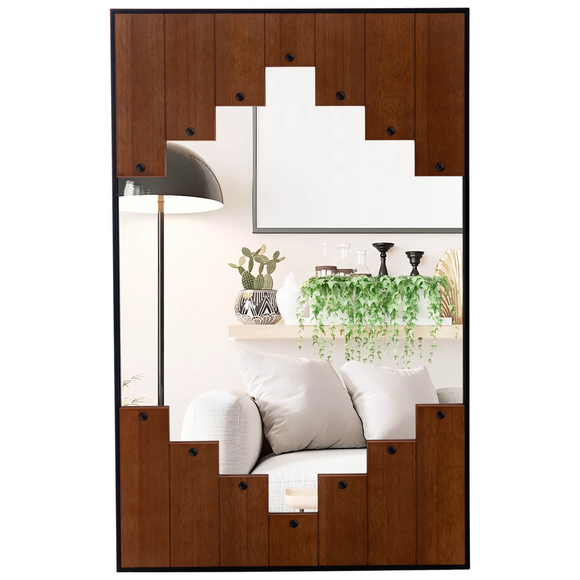 Click here for Gymax Decorative Rectangle Wall Mirror 37.5 X 26.5... prices