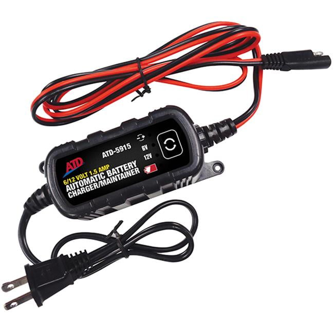 ATD Tools ATD-5915 0.5 V 1.5 Amp Automatic Battery Charger & Maintainer ...