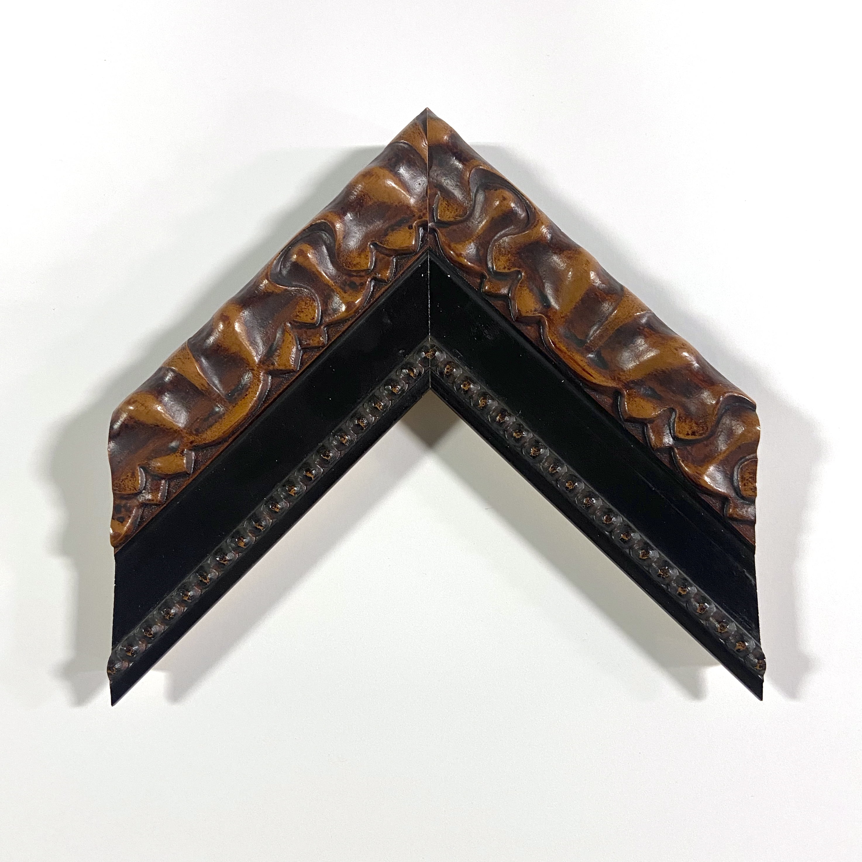 2 3/4" Readymade Wood Picture Frame (Ornate Wooded Black) (8x8, No ...