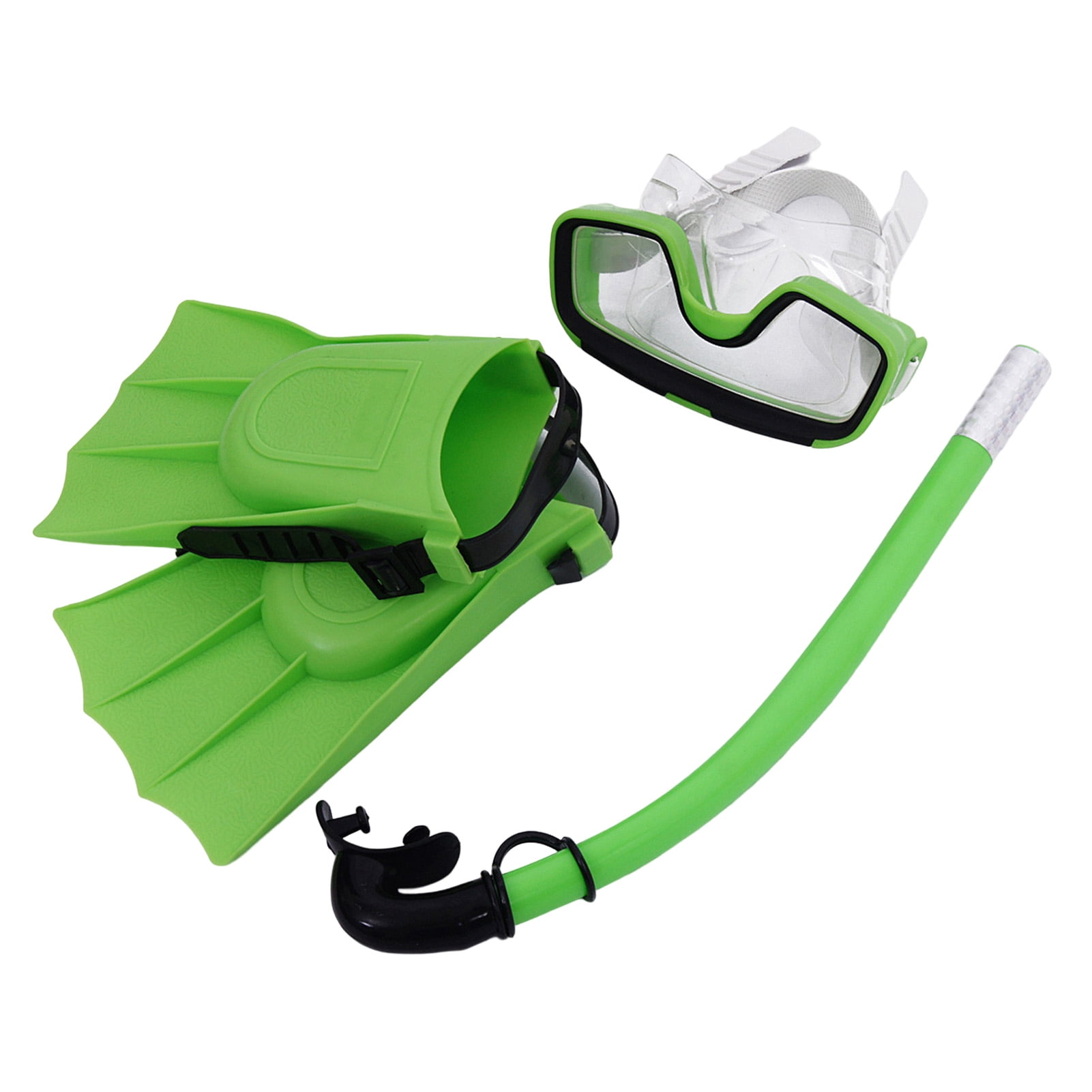 Hesroicy 1 Set Kids Snorkeling Gear Goggles, Snorkel, and Swim Fins for ...
