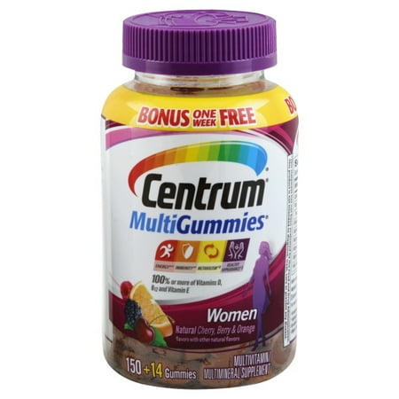 Centrum MultiGummies Women Multivitamin Gummies, 150 Ct - Walmart.com