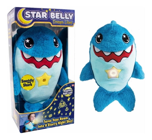 Buy 2 Pack Combo Snuggly Shark + Pink & Purple Unicorn, Star Belly ...