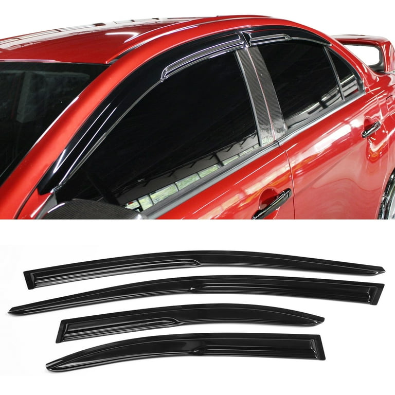Mitsubishi lancer rain guards store