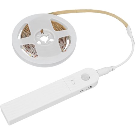 Led Closet Light, 2 Meters Motion Sensor Strip 3 Brightness Light Warm ...