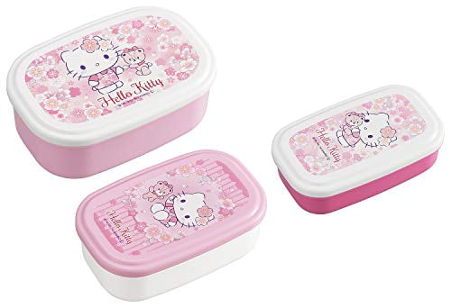 Three Hello Kitty Lunch (Bento) Boxes that Fit Inside Each Other for ...