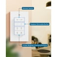 DEWENWILS Remote Control Dimmer Switch Dimmer Plug for Indoor Home ...