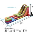 TentandTable Inflatable Water Slide for Kids and Adults, 18 FT ...
