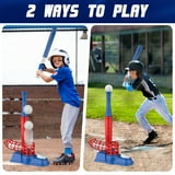 iTOYiFUN T Ball Set Baseball Toys, Tee Ball Set for Kids, Includes 10 ...