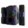 BeFree Sound 2.1 Channel Bluetooth Speaker System with LED Lights, FM ...
