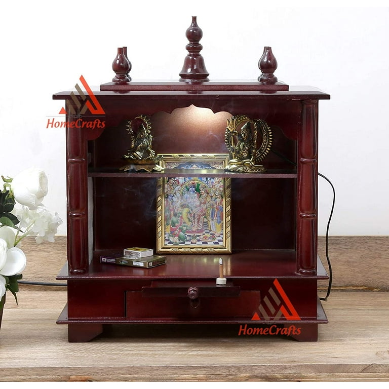 Simple Wooden Mandir Designs For Home - Homemade Ftempo