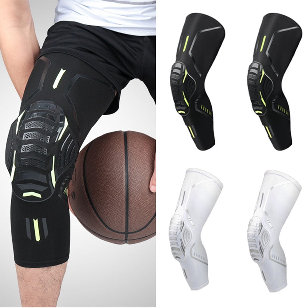 Cheers.US 1 Pair Knee Calf Pads Compression Leg Sleeve Thigh Sports ...