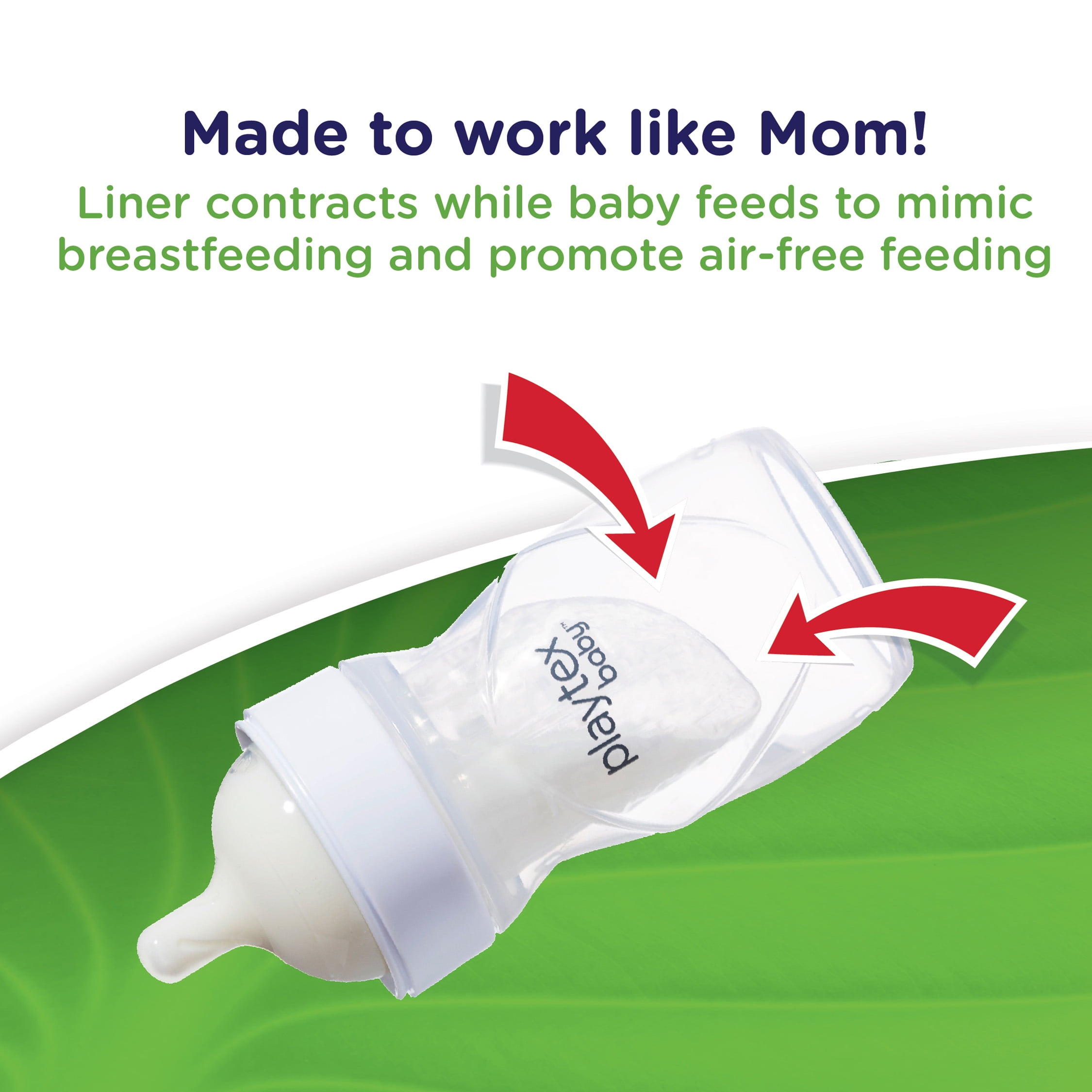 Playtex Baby Nurser with Drop Ins Liners Baby Bottles 4 Oz 3 Pk Walmart