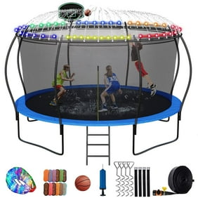 TrampolinePro Jump Slider, Full Size Trampoline Ladder Ramp Slide Model ...