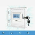 Acrylic Thermostat Cover Lock Box Lockable Air Conditioner Lock Box ...