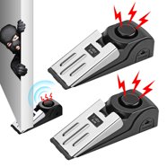 2-Pack Safety Wedge Door Stop Alarm Stopper Blocking Travel Home ...