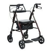 Drive Medical Duet Wheelchair & Rollator Combo, Mobile, Terrain Wheel ...