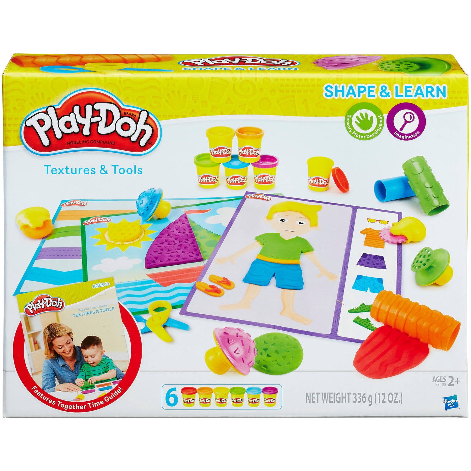 Play-Doh Shape and Learn Textures and Tools - Walmart.com