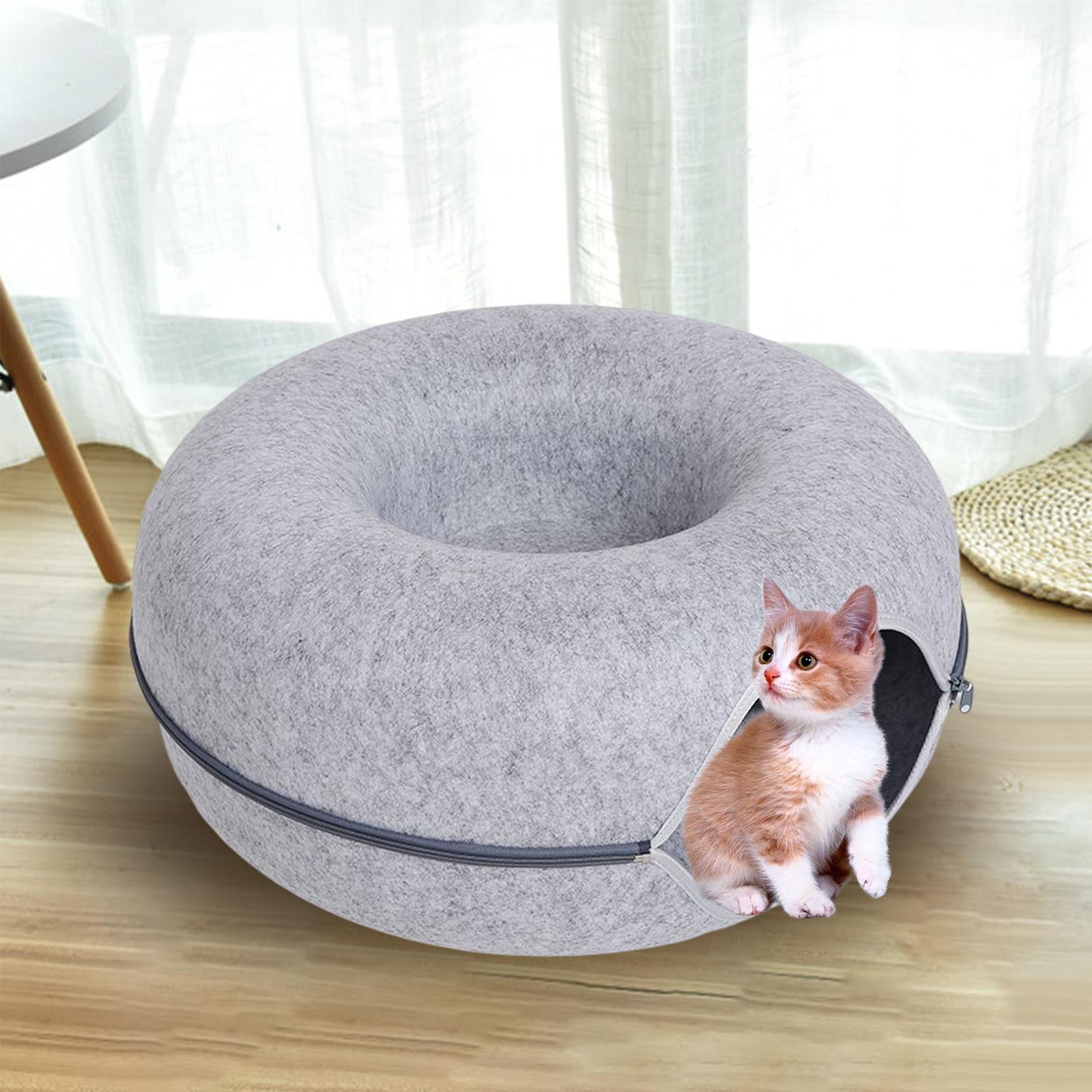 Click here for Beloving Donut Felt Cave For Cat Indoor Cats Light... prices