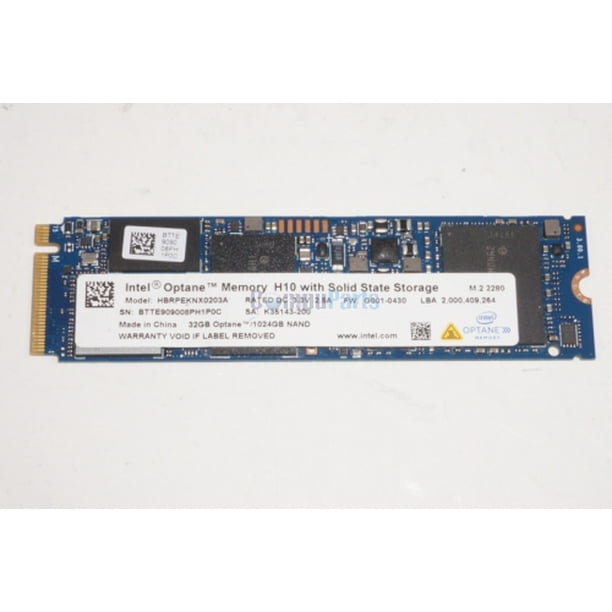 HBRPEKNX0203A Intel OPTANE H10 32GB 1TB SSD M.2 Drive GU502GV-BI7N10 ...