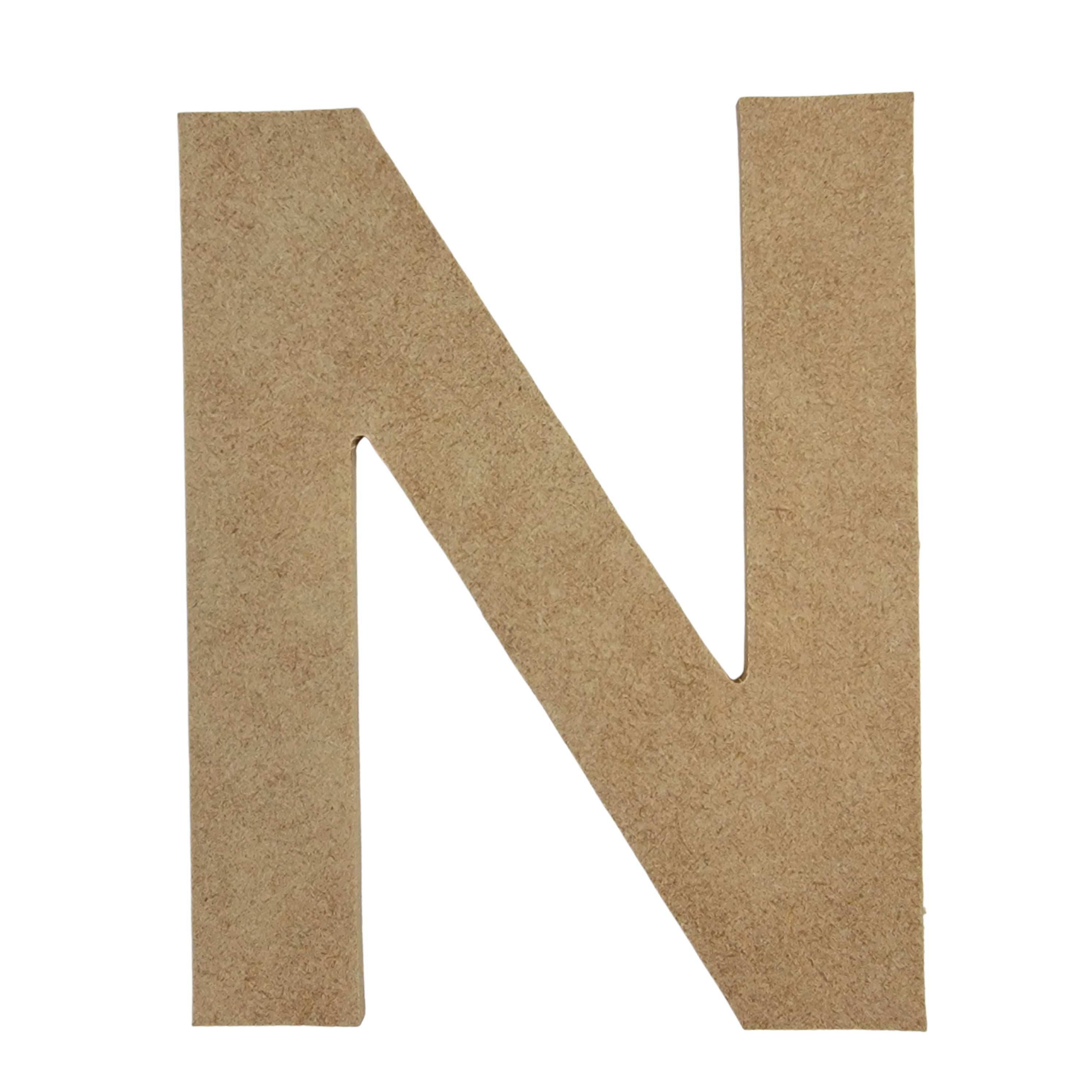 Wooden Letter Unfinished, Arial Font, Craft Cutout - Walmart.com