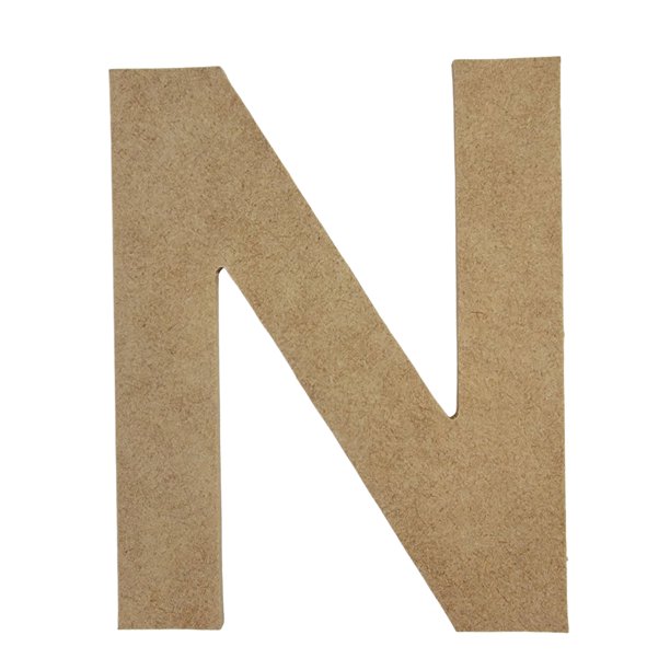 Wooden Letter Unfinished, Arial Font, Craft Cutout - Walmart.com