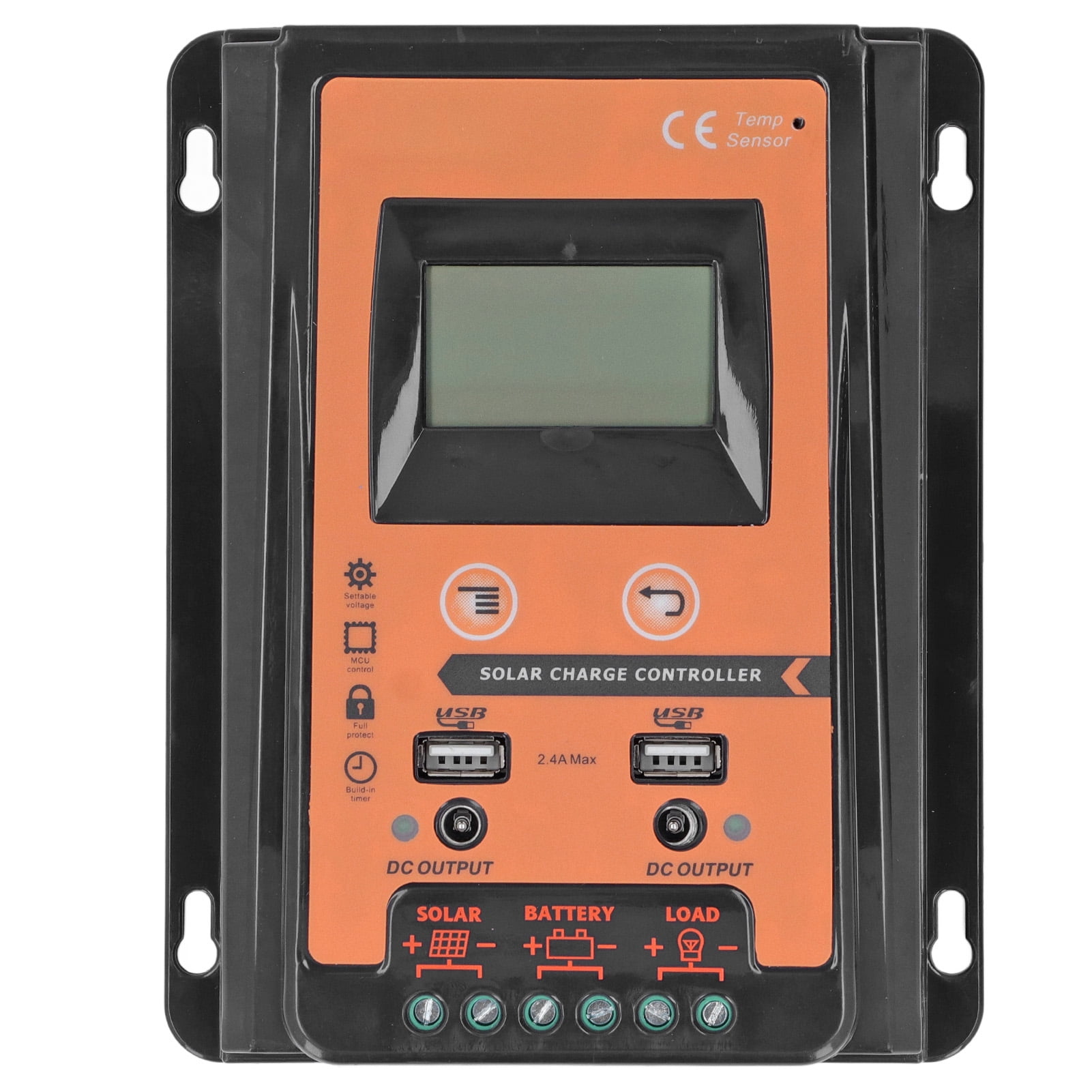 Power Queen 30A MPPT Solar Charge Controller With Bluetooth - 12V/24V ...