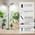 Halo Grow Lights, Dual-Head Full LED Plant Lights for Indoor Growing ...