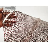 Fabric Empire, Transparent Leopard Print Vinyl Fabric, Pink, 30 Gauge ...