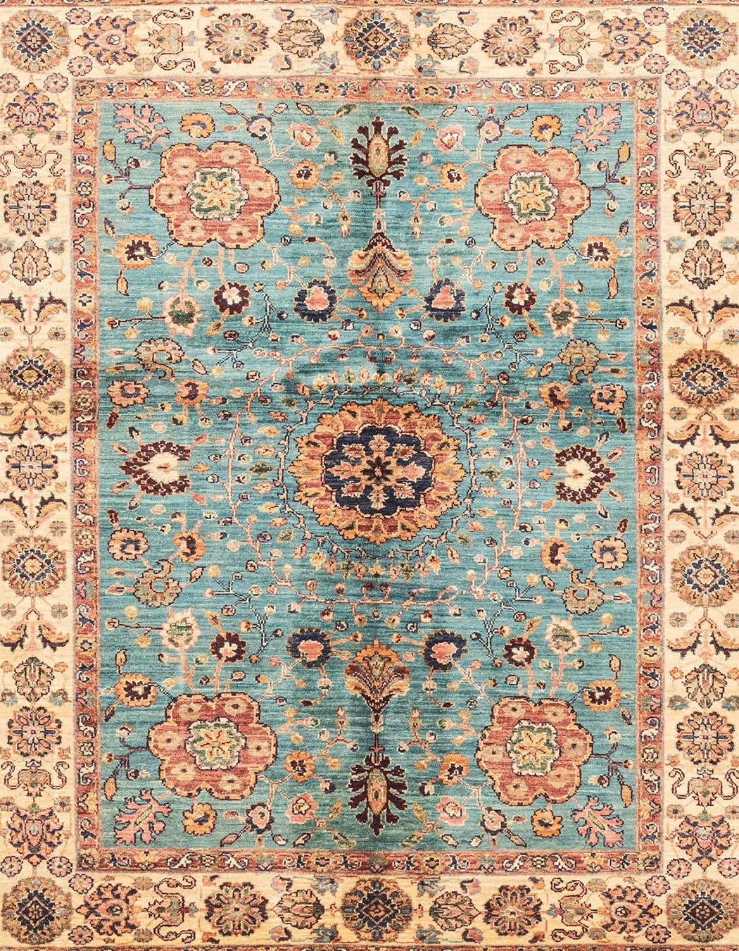 Ahgly Company Machine Washable Indoor Rectangle Abstract Sage Green ...