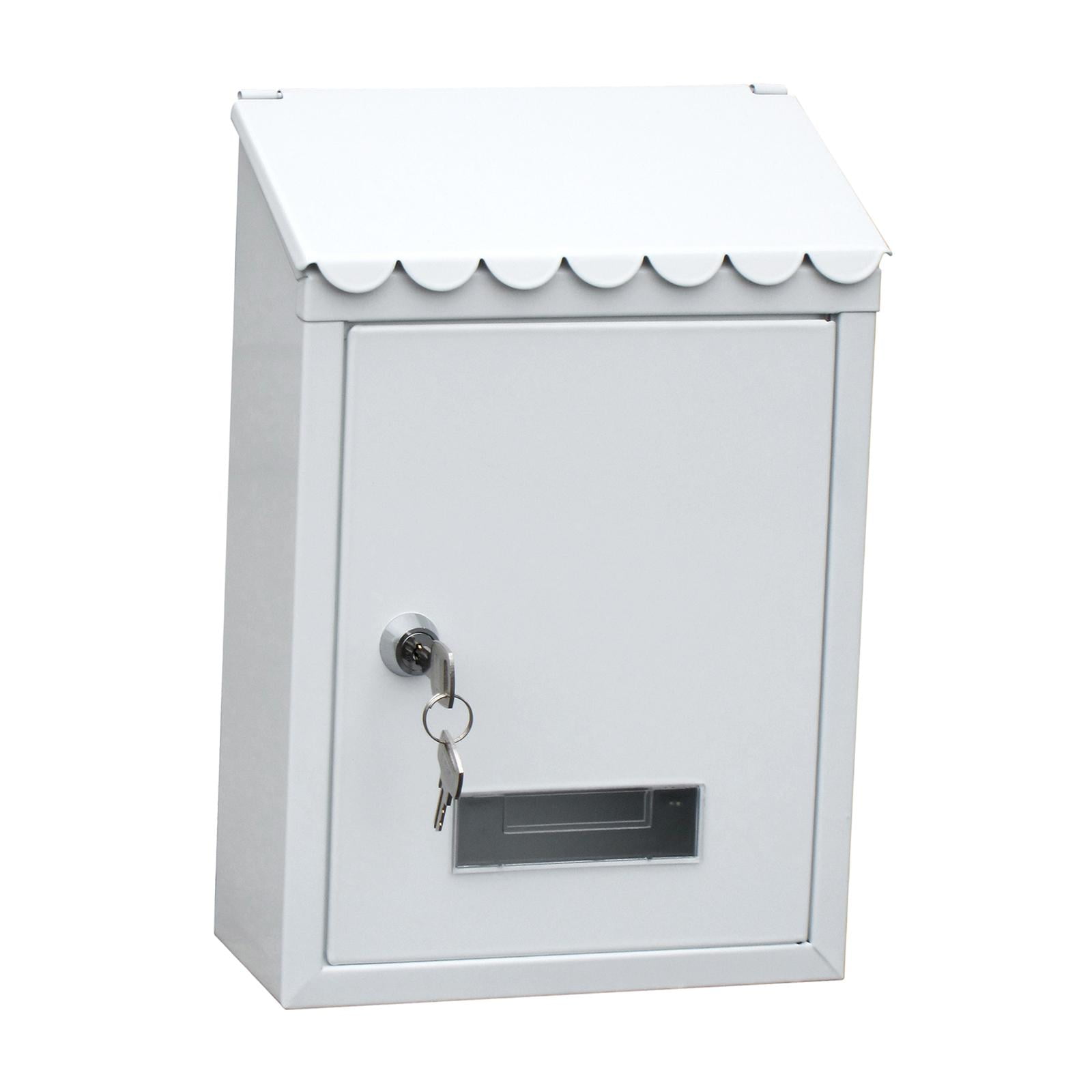 Click here for Rongfmy Solid Mailbox Post Box Mounted Mail Secure... prices