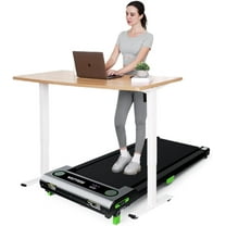 Akluer Under Desk Walking Pad Treadmill with Incline - 2.5HP Motor ...