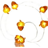 Morttic 20 LEDs Mushroom Acorn Decorative String Lights, Battery ...