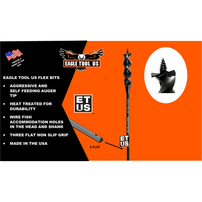 Home Depot Eagle Tool US ETHX25036 Installer Bit And Drill Bit ...