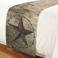 Bed Runner Western Texas Star Barn Bedding Scarves Soft Decorative Bed ...