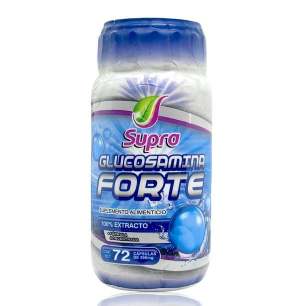 Glucosamina Forte Supra Natura 72 Cápsulas 500mg | Walmart en línea