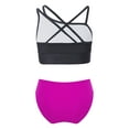 iixpin Kids Girls 2 Pcs Tankini Swimsuit Swimming Costume Crop Top And ...