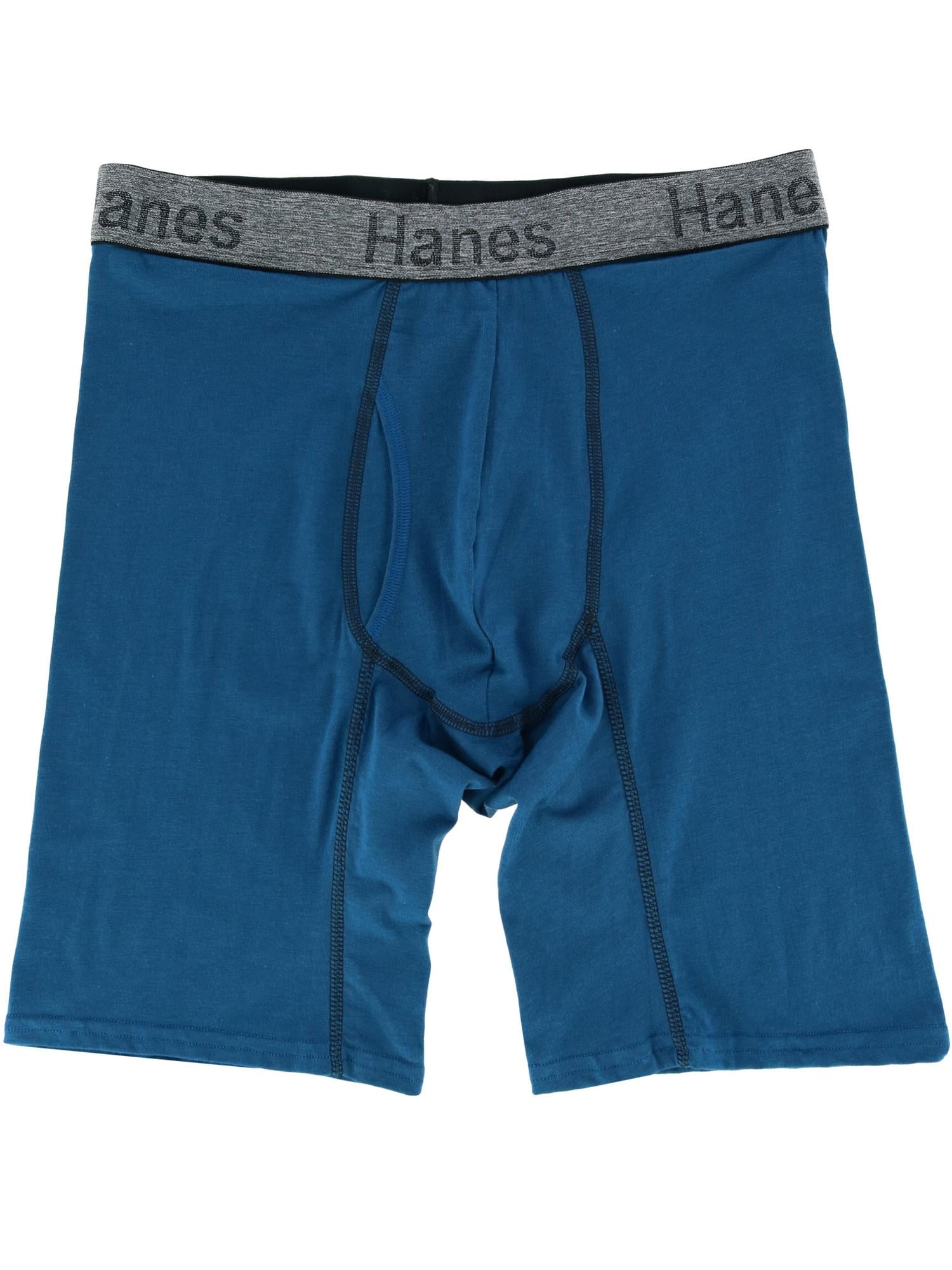 Hanes Mens Comfort Flex Fit Ultra Soft Cotton Stretch Long Leg Boxer