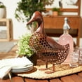 Accent Plus Modern Decorative Chicken Wire Duck Sculpture - Walmart.com