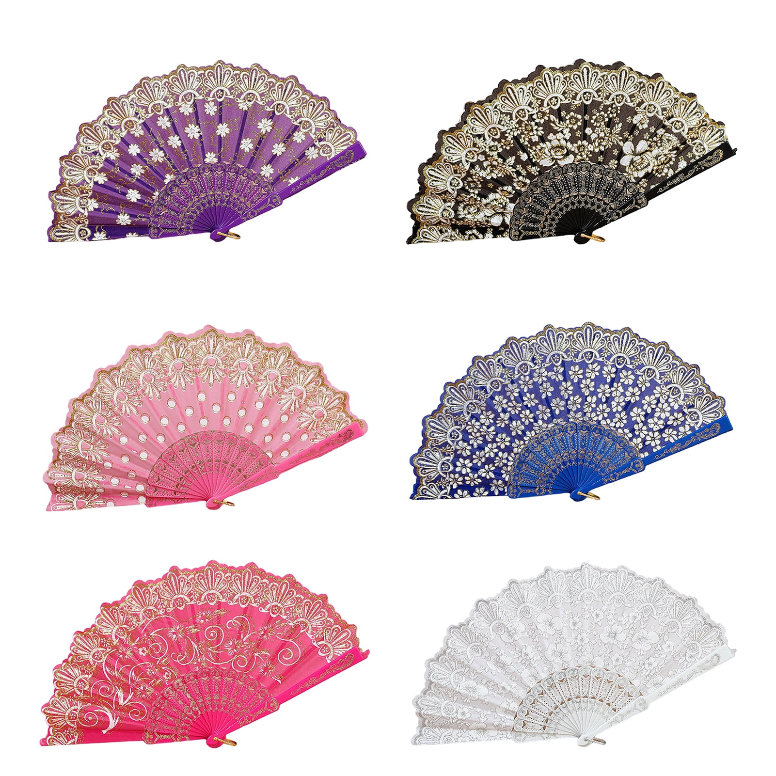 harmtty Exquisite Floral Pattern Cloth Cover Hanging Loop Design ...