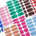8 Sheets Full Wrap Nail Art Stickers Nail Decals Self Adhesive Nail Polish Strips