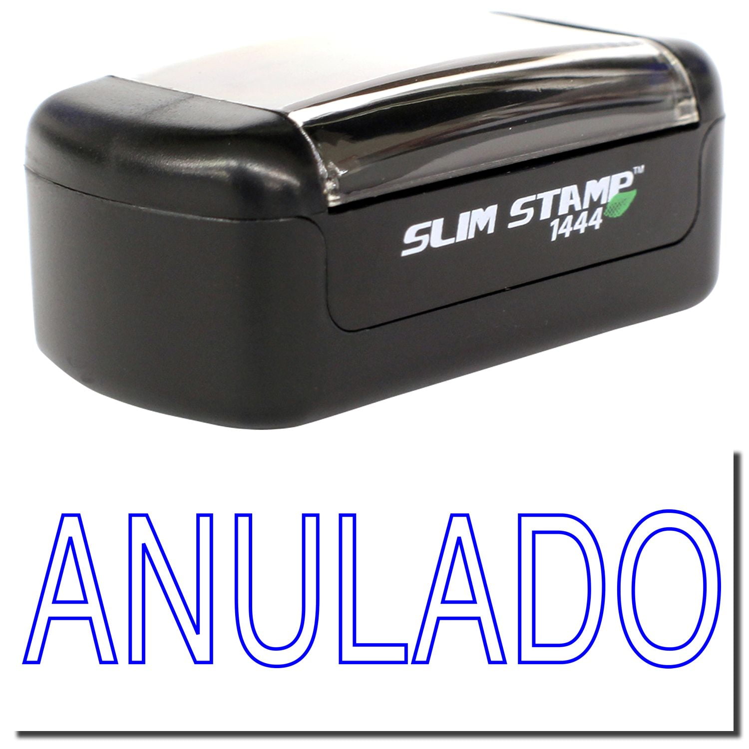 Slim Pre-Inked Outline Anulado Stamp, Slim 1444, Ultra Slim Design ...