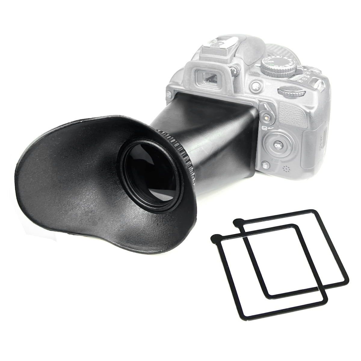 Elite Series 3.4x Magnification Adjustable Lock-In-Place LCD Viewfinder ...