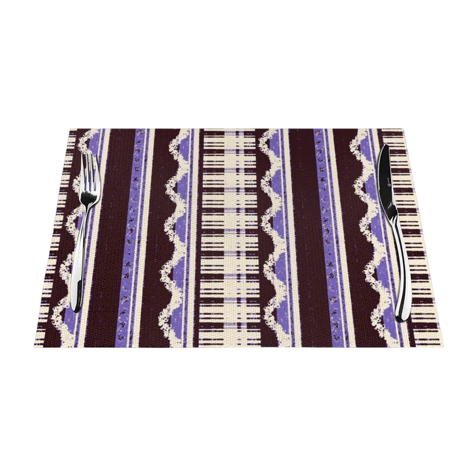 YFYANG Washable Heat-Resistant Placemats, 70% PVC/30% Polyester ...