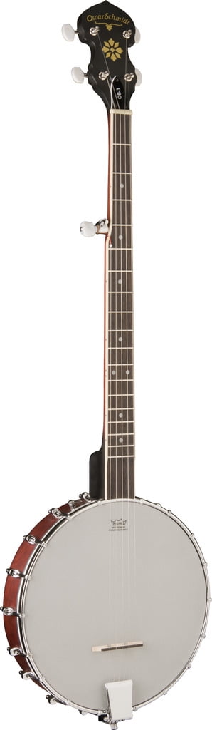 Oscar Schmidt 5-String Open Back Banjo, Maple Resonator, Remo Head, OB3 ...