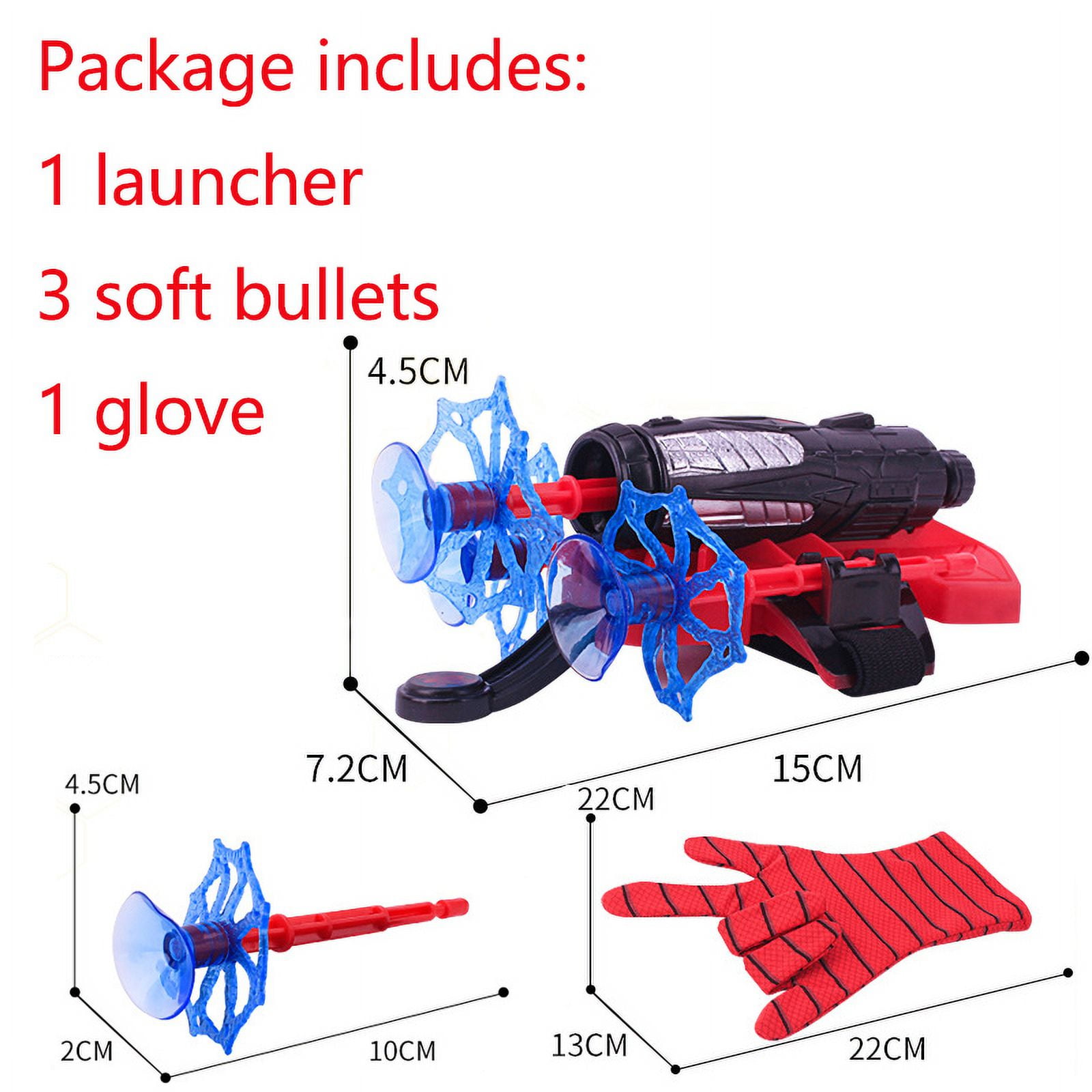 Disney Spiderman Figures Iron Man Captain America Glove Launcher Set ...