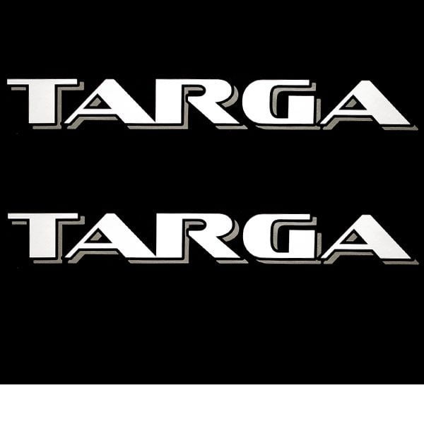 Tracker Boat Decals 58882 | Targa Logo White Stickers (Pair) - Walmart.com