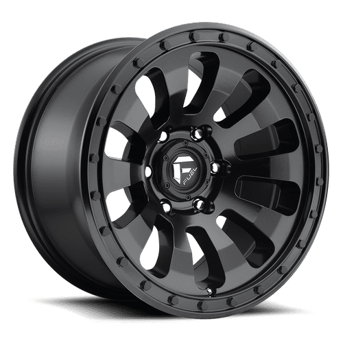 FUEL D630 TACTIC 20X9 6X139.7 20ET 110.1CB MATTE BLACK WHEEL - Walmart.com