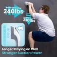 Shower Grab Bar,12 Inch Shower Handle for Bathtubs and Elderly,Suction ...