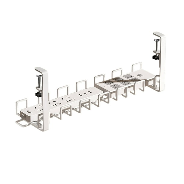 Coiry Under Desk Cable Tray - Socket Cord Rack Cable Management (58cm ...
