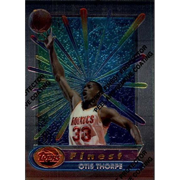 1994-95 Topps Finest #295 Otis Thorpe NBA Basketball Trading Card ...